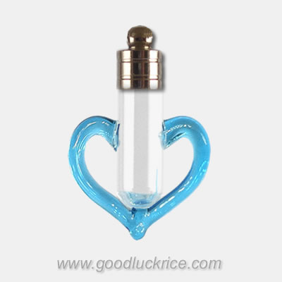 Heart Bottle (Colors) : GOODLUCKRICE, Name on Rice Jewelry, Name on ...